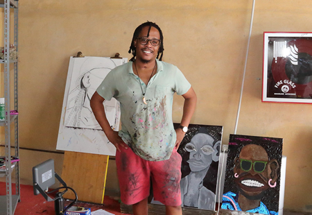 Dal Sudafrica a Villa Greppi, la storia di Lwando Dlamini: l'arte per ...
