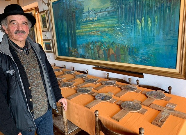 Campsirago: ecco la via Crucis del pittore "Sancina" dipinta su 12 ...